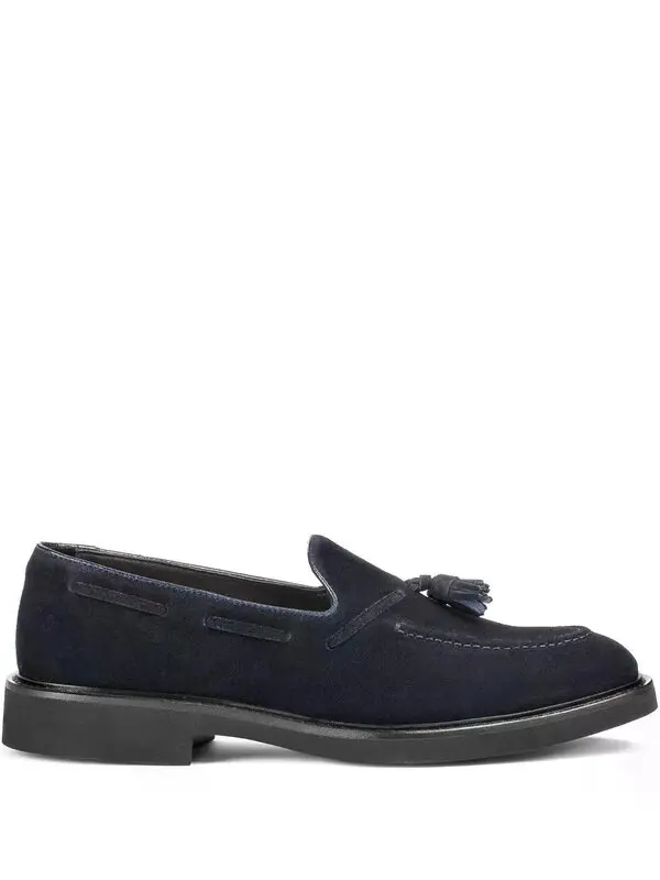 DOUCAL'S Tassel-detailing Suede Loafers
