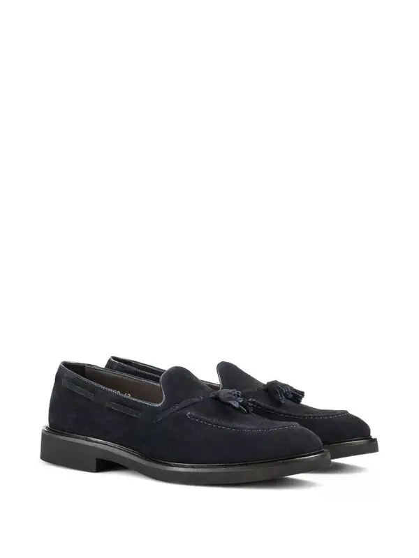 DOUCAL'S Tassel-detailing Suede Loafers