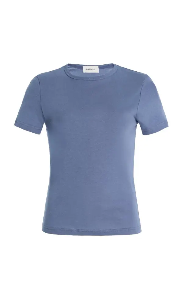 Matteau Cotton Baby T-shirt - Blue