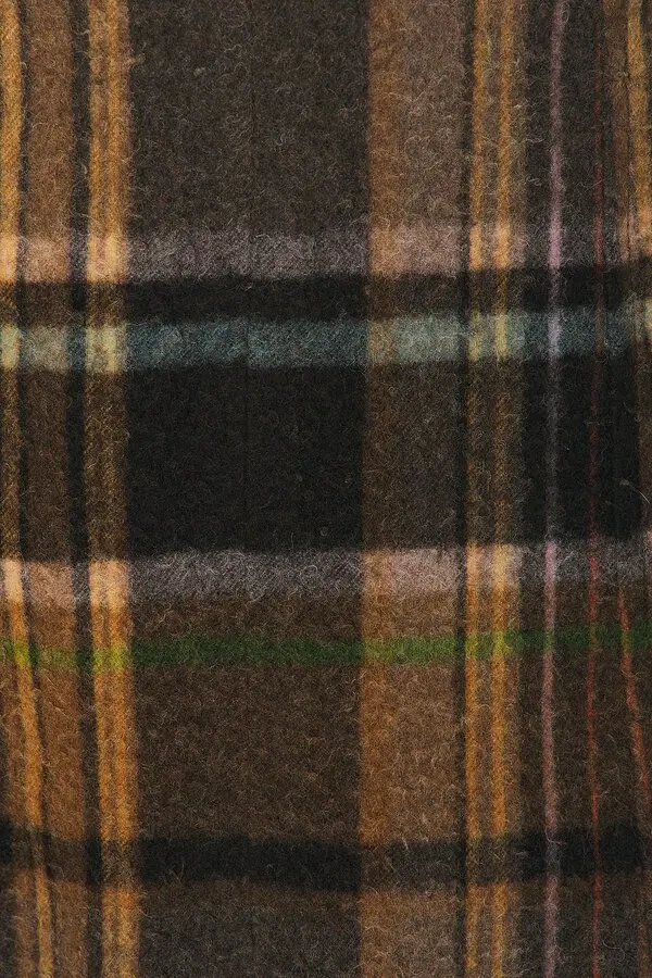 Acne Studios Delfin Plaid Mini Dress