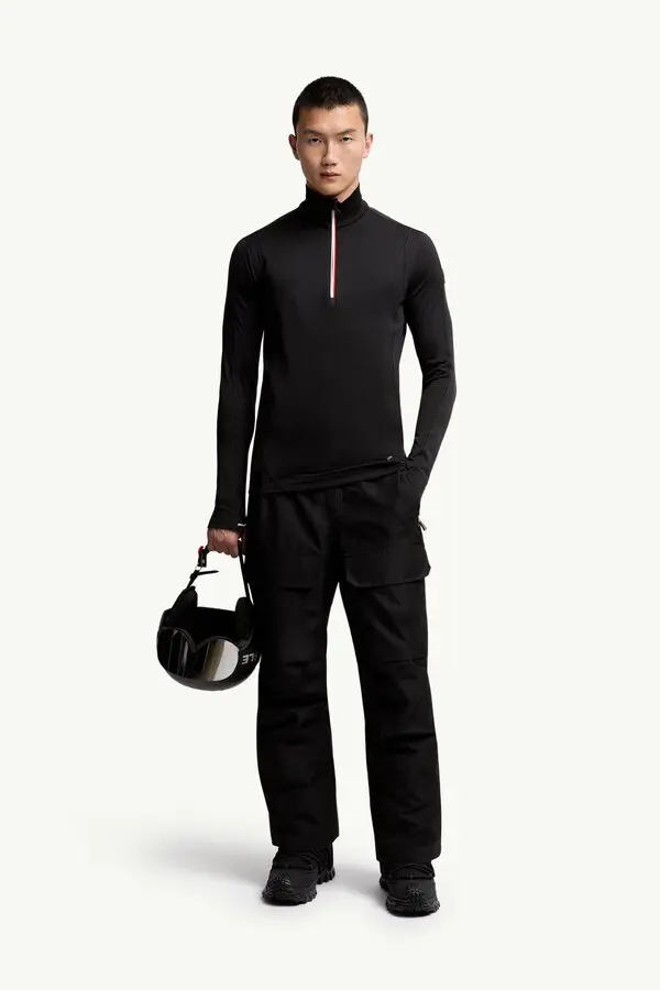 Moncler Polartec® Power Grid™ Half-zip Sweatshirt - Black