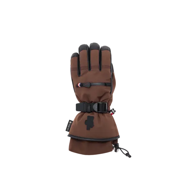 Moncler Padded Ski Gloves - Brown