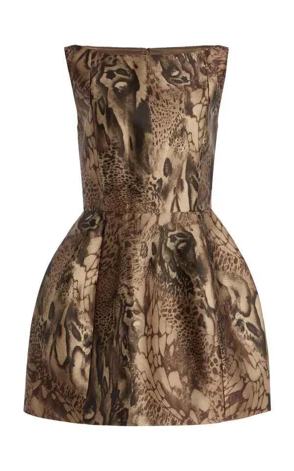 DE LA VALI Pampero Twill Mini Dress - Multi