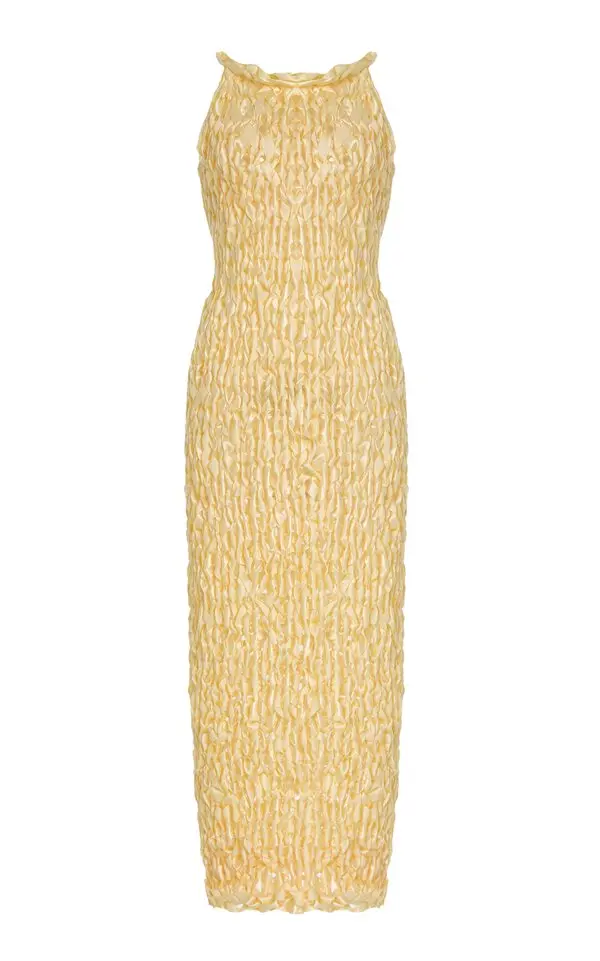 NIA THOMAS Hand-knit Ribbon Gown