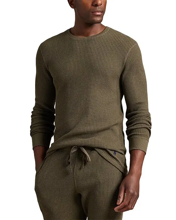 Polo Ralph Lauren Thermal Sleep Shirt - Thermal Green
