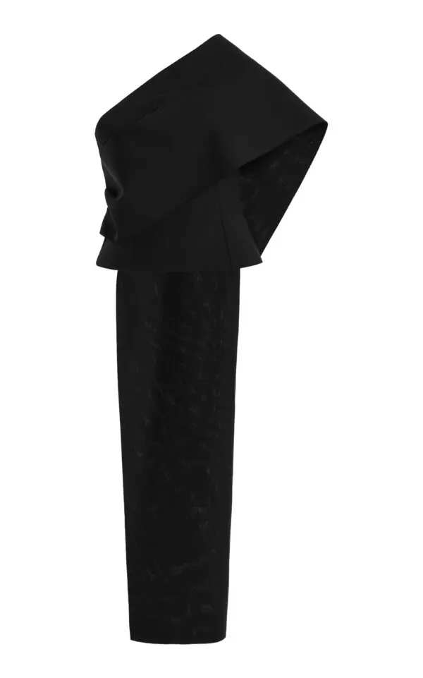 RÓHE One-shoulder Wool-blend Top