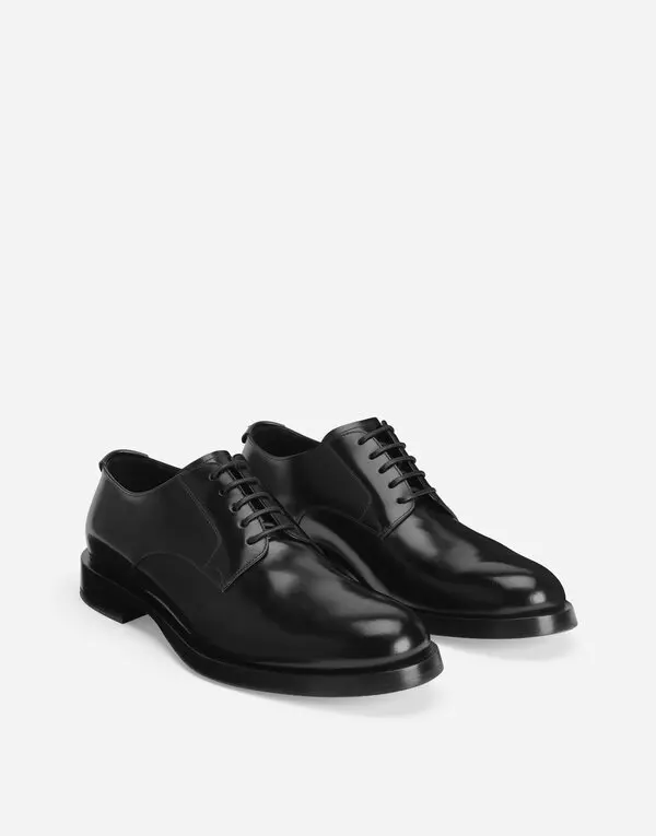 Dolce & Gabbana Brushed Calfskin Derby Shoes