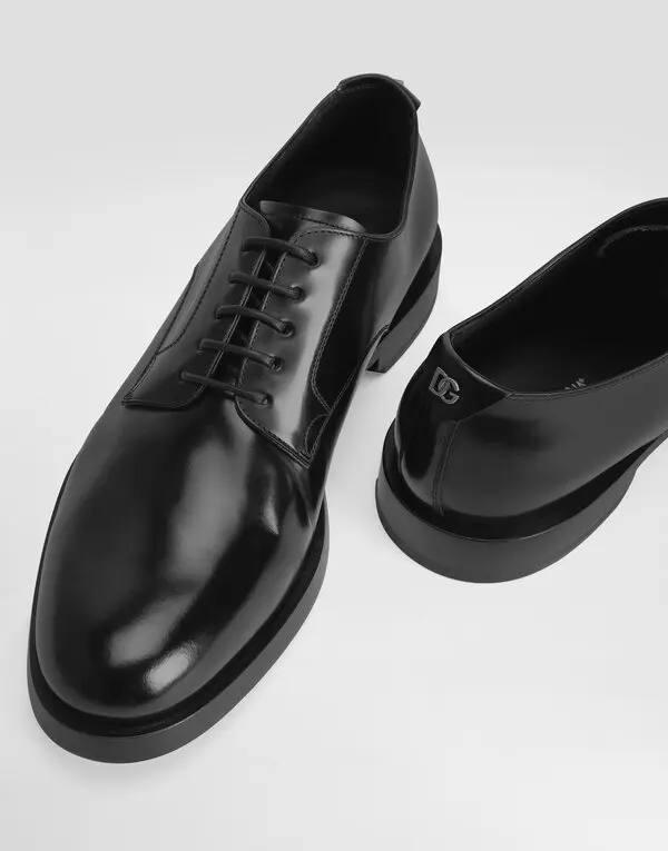 Dolce & Gabbana Brushed Calfskin Derby Shoes