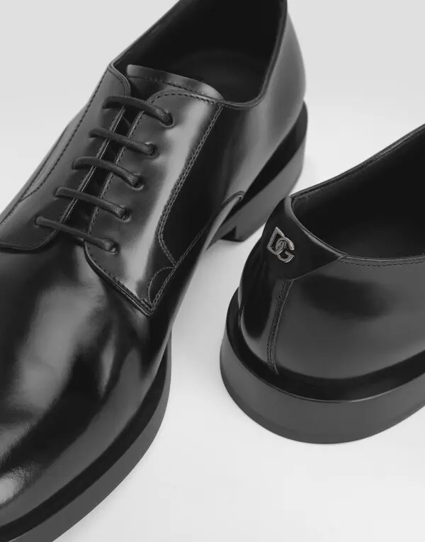 Dolce & Gabbana Brushed Calfskin Derby Shoes