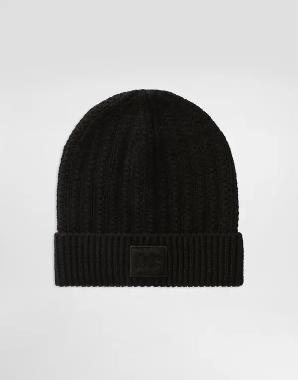 Dolce & Gabbana Cable-knit Beanie - Black