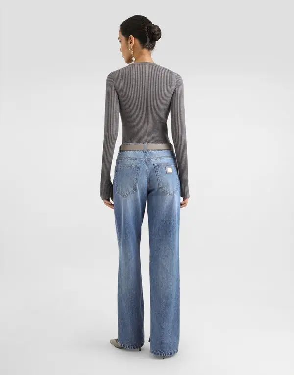 Dolce & Gabbana 5-pocket Denim Trousers - Multicolor