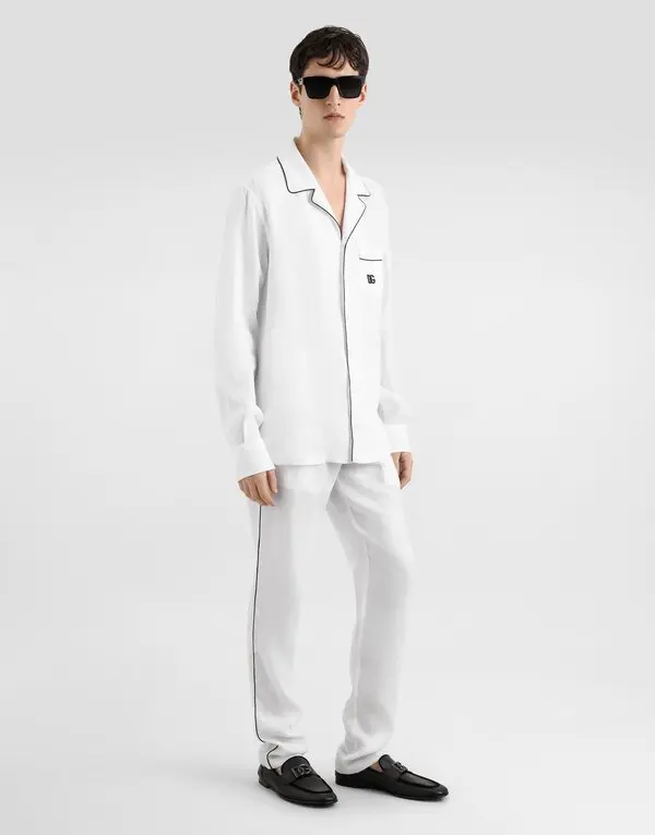 Dolce & Gabbana Linen Vanity Shirt