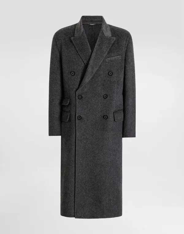 Dolce & Gabbana Double-breasted Wool And Cashmere Coat