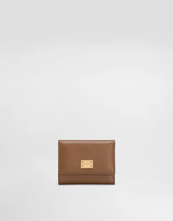 Dolce & Gabbana Plongé Calfskin Wallet - Brown