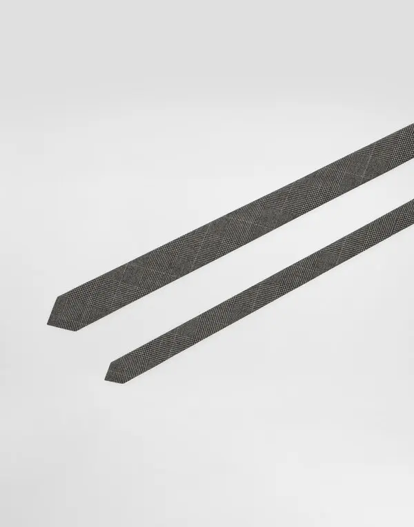 Dolce & Gabbana Glen Plaid Neck Tie