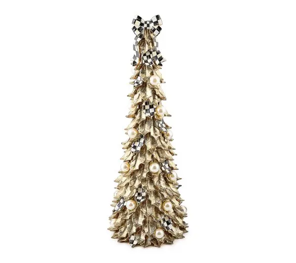 MACKENZIE-CHILDS Courtly Noel Tall Pearl Tree - One-color