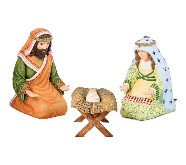 MACKENZIE-CHILDS Nativity Holy Family Display F Igures - One-color