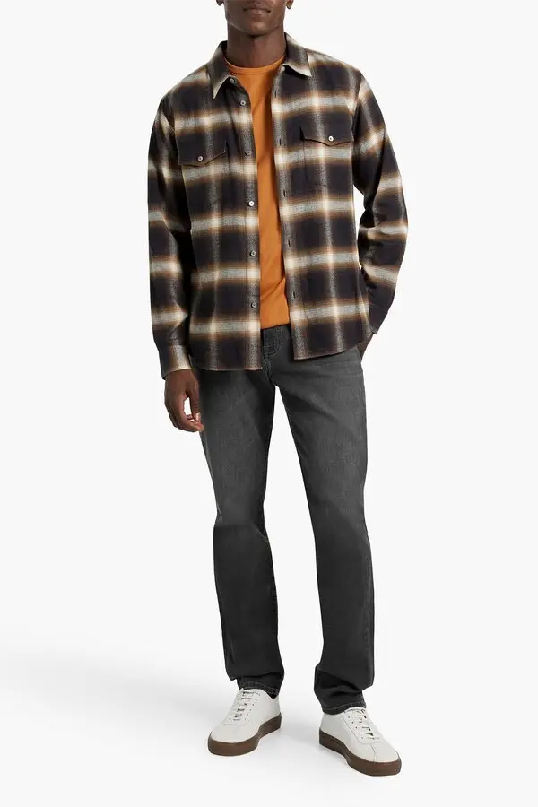 FRAME Checked Cottonflannel Shirt