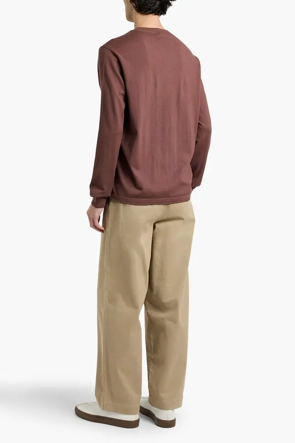 Paige Champlin Cotton And Wool-blend Sweater