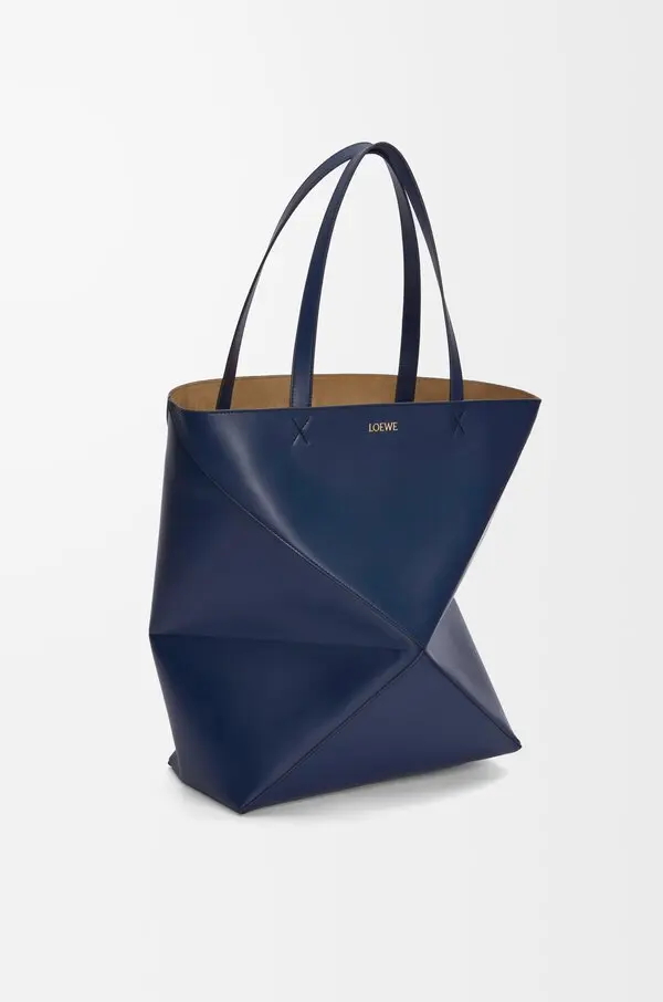 Loewe Xl Puzzle Fold Tote - Abyss Blue