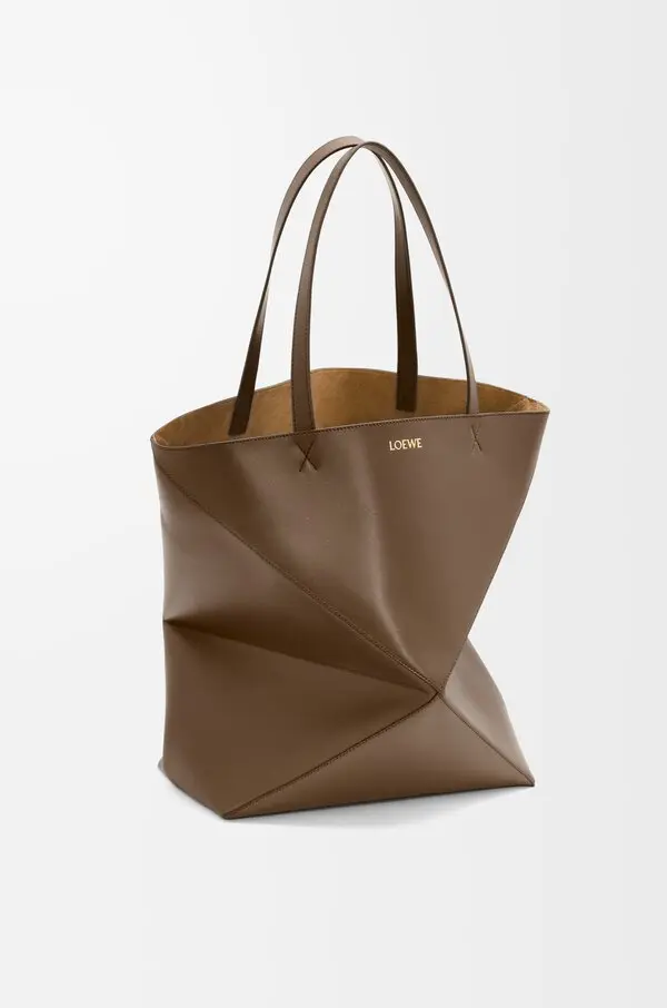 Loewe Xl Puzzle Fold Tote - Umber