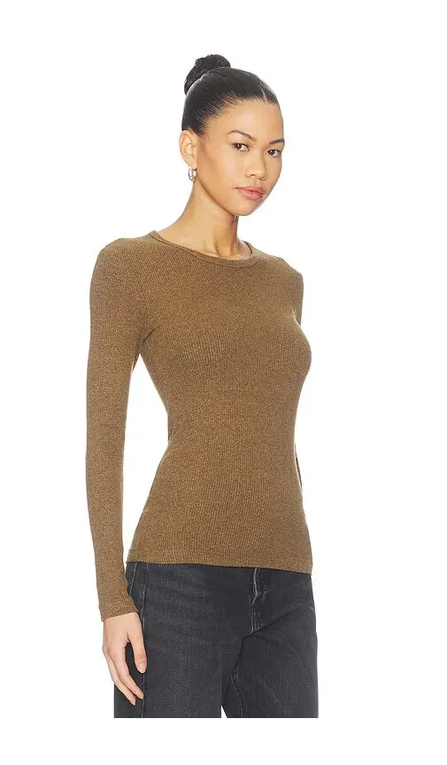 AGOLDE Delphi Slim Tee - Brew
