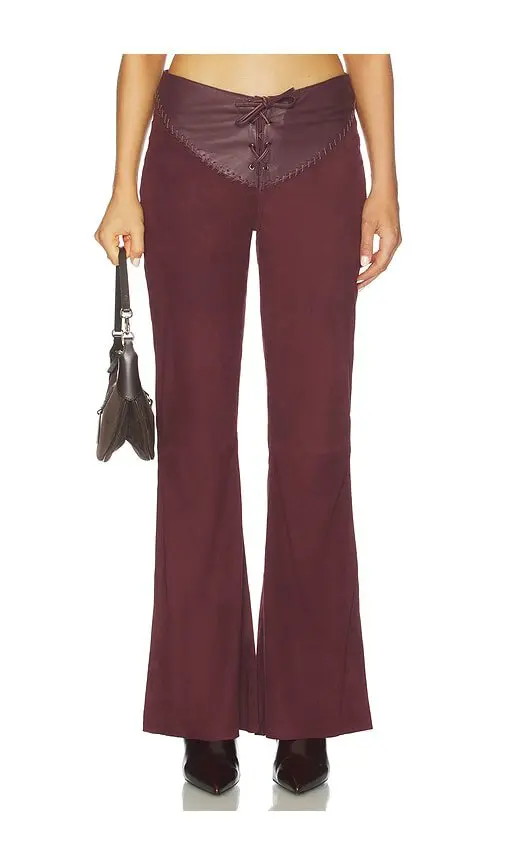 UNDERSTATED LEATHER Sonny Suede Pant