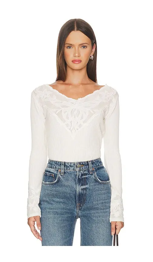Free People Butterfly Cuff Top
