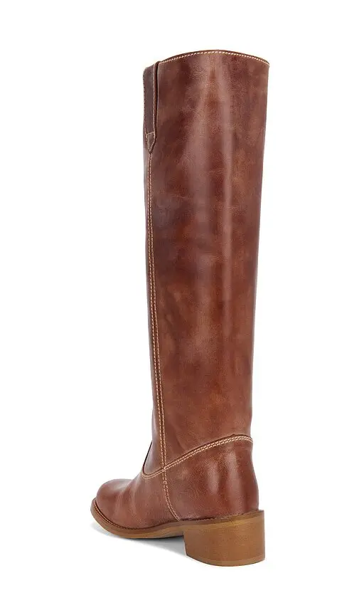 DICO COPENHAGEN Tall Gaucho Boots - Cognac