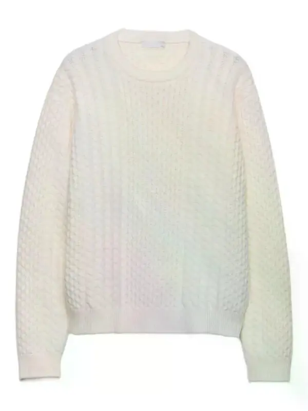トップス prada wool crewneck sweater Prada Wool Cashmere and Lamé Crew-Neck Sweater | Saks Fifth Avenue
