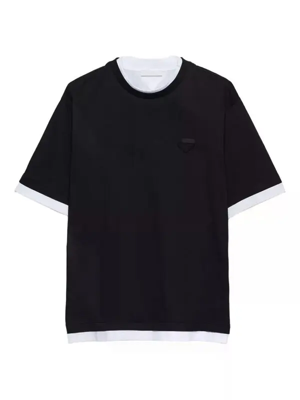 Prada Triangle-logo Cotton T-shirt