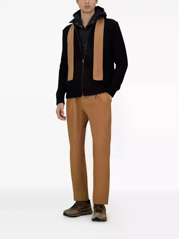 Herno Ribbed-knit Wool Jacket