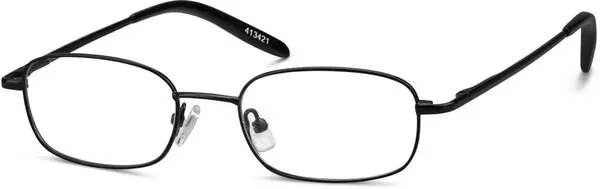 Zenni Rectangle Full Rim Eyeglasses - Black
