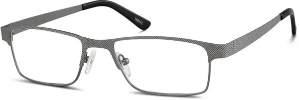 Zenni Rectangle Full Rim Eyeglasses - Gray