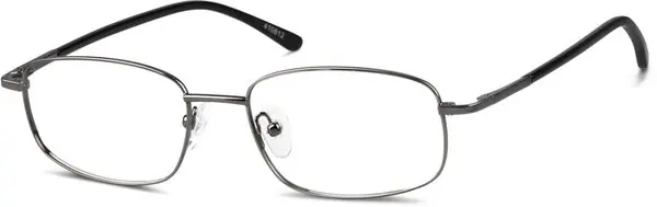 Zenni Rectangle Full Rim Eyeglasses - Gray