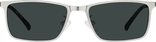 Zenni Rectangle Eyeglasses - Silver