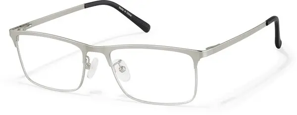 Zenni Rectangle Eyeglasses - Silver