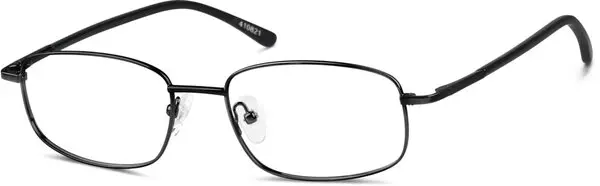 Zenni Rectangle Full Rim Eyeglasses - Black