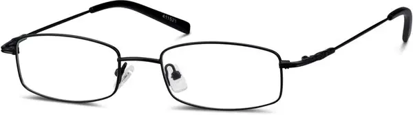 Zenni Lightweight Rectangle Full Rim Eyeglasses - Black