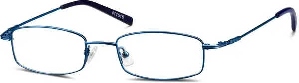 Zenni Lightweight Rectangle Full Rim Eyeglasses - Blue