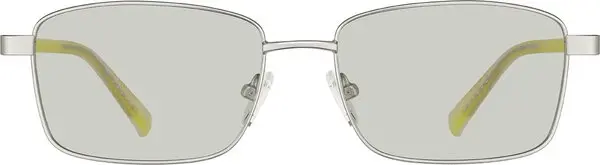 Zenni Rectangle Full Rim Frame - Silver