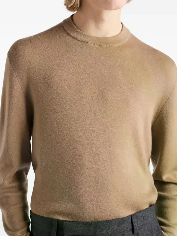 Prada Cashmere Sweater With Triangle Logo