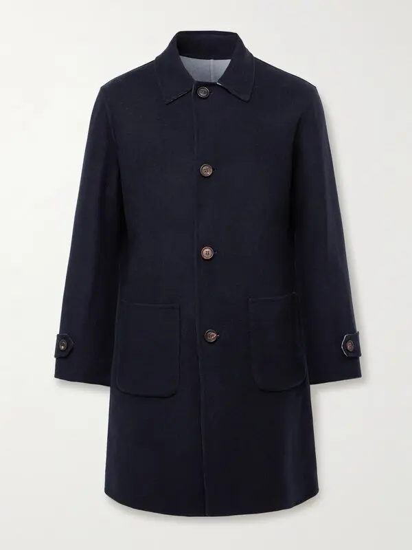 Eleventy Reversible Wool-felt Coat