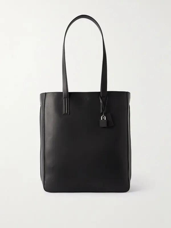 TOM FORD Leather Tote Bag - Black