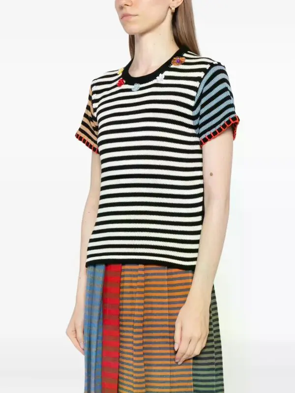 YANYAN Striped Cotton Top