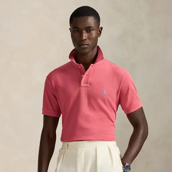 Ralph Lauren The Iconic Mesh Polo Shirt - Red Sky