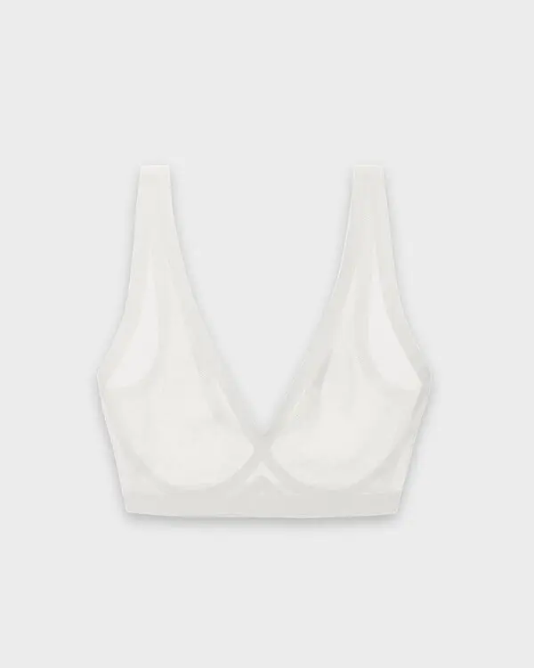 EBY Bralette, Seamless - Pearl Sheer