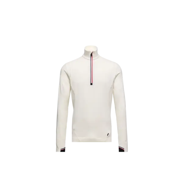 Moncler Polartec Half-zip Sweatshirt - White