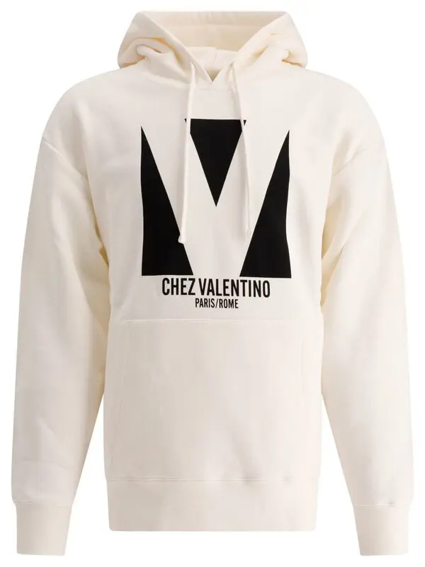 Valentino Garavani Chez Print Hoodie - White