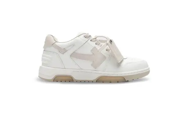 Off-White Off Ooo Leather Sneakers